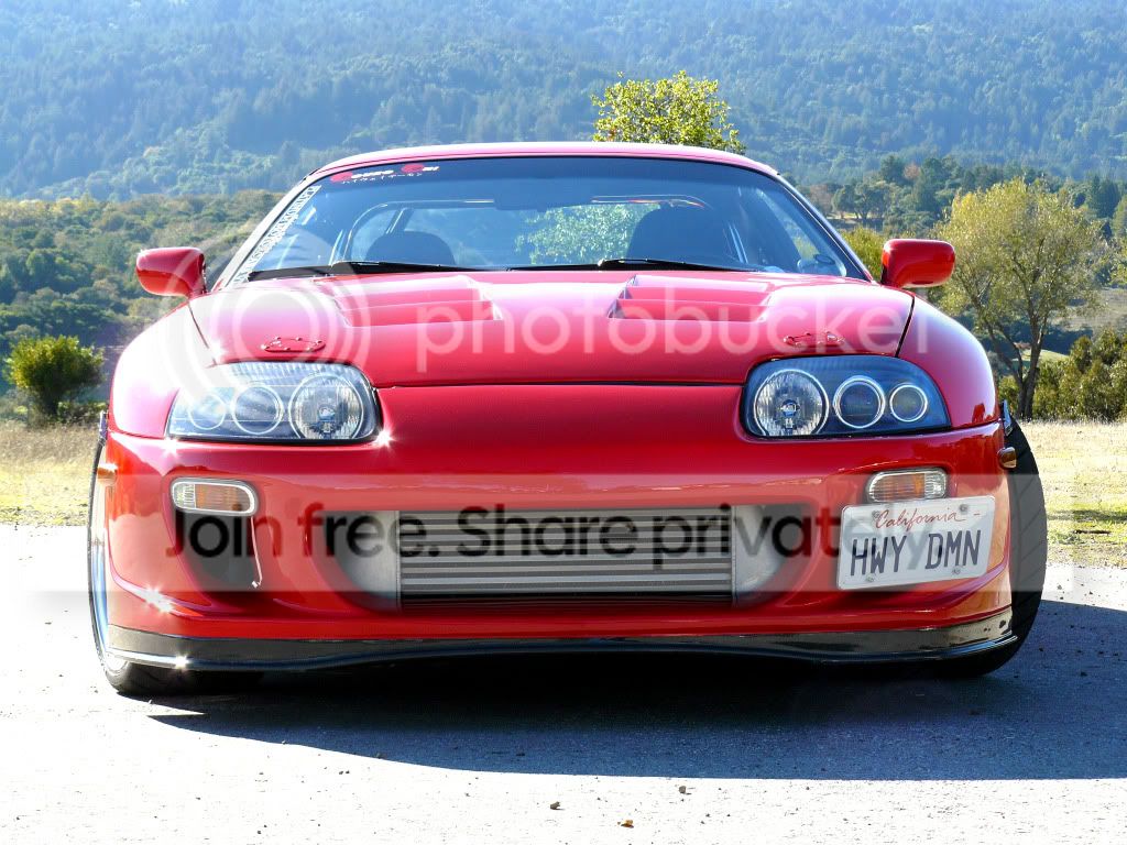 Relocating my front license plate | Supra Forums