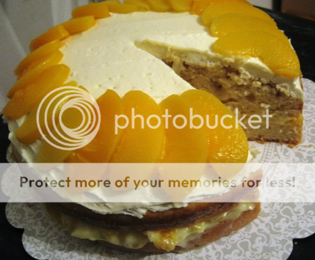 Peaches & Cream Cake